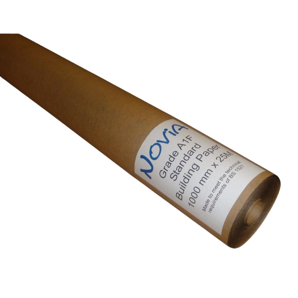 Novia A1F Building Paper 25m - The Classic Bitumen Backed Damp Proofin ...